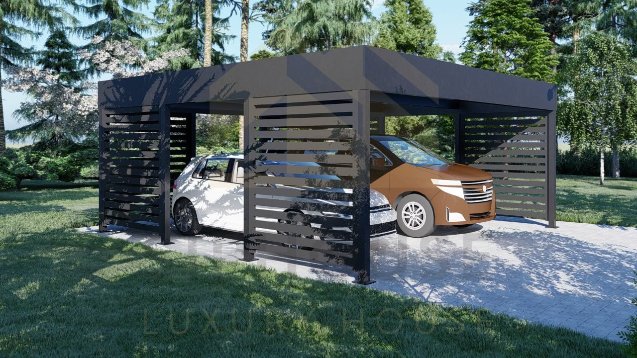 Carport med solceller - Siphouse