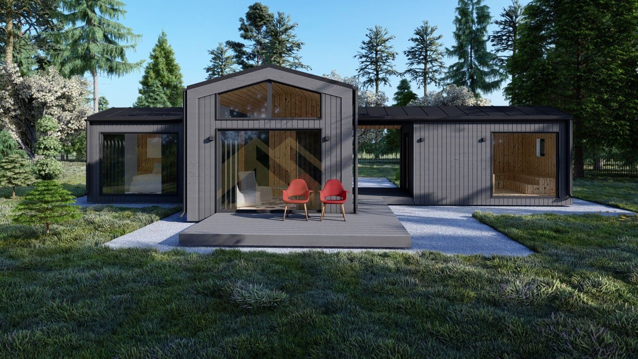 Attefallshus med bastu - Siphouse